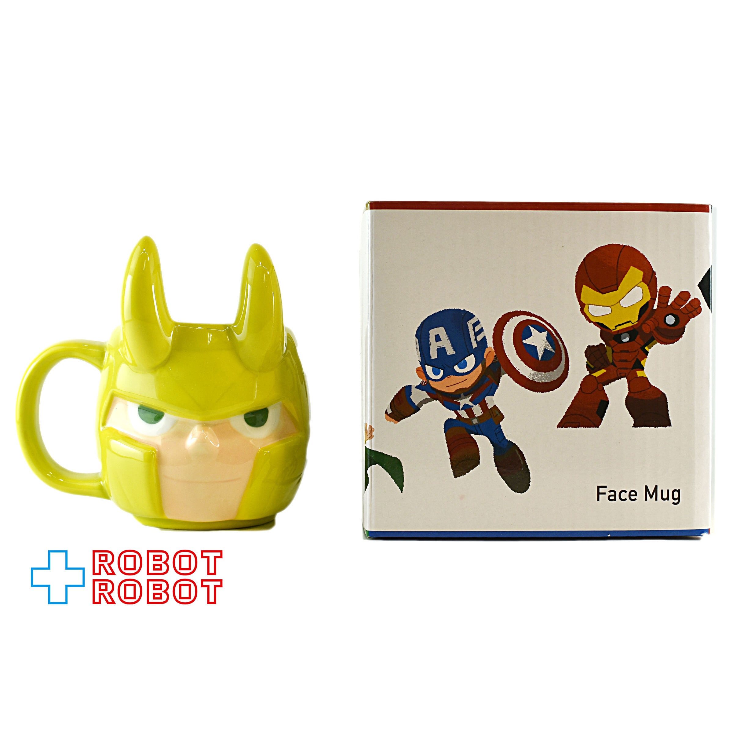 サンアート マーベル ロキ グリヒル フェイス マグカップ 箱入り – ROBOTROBOT