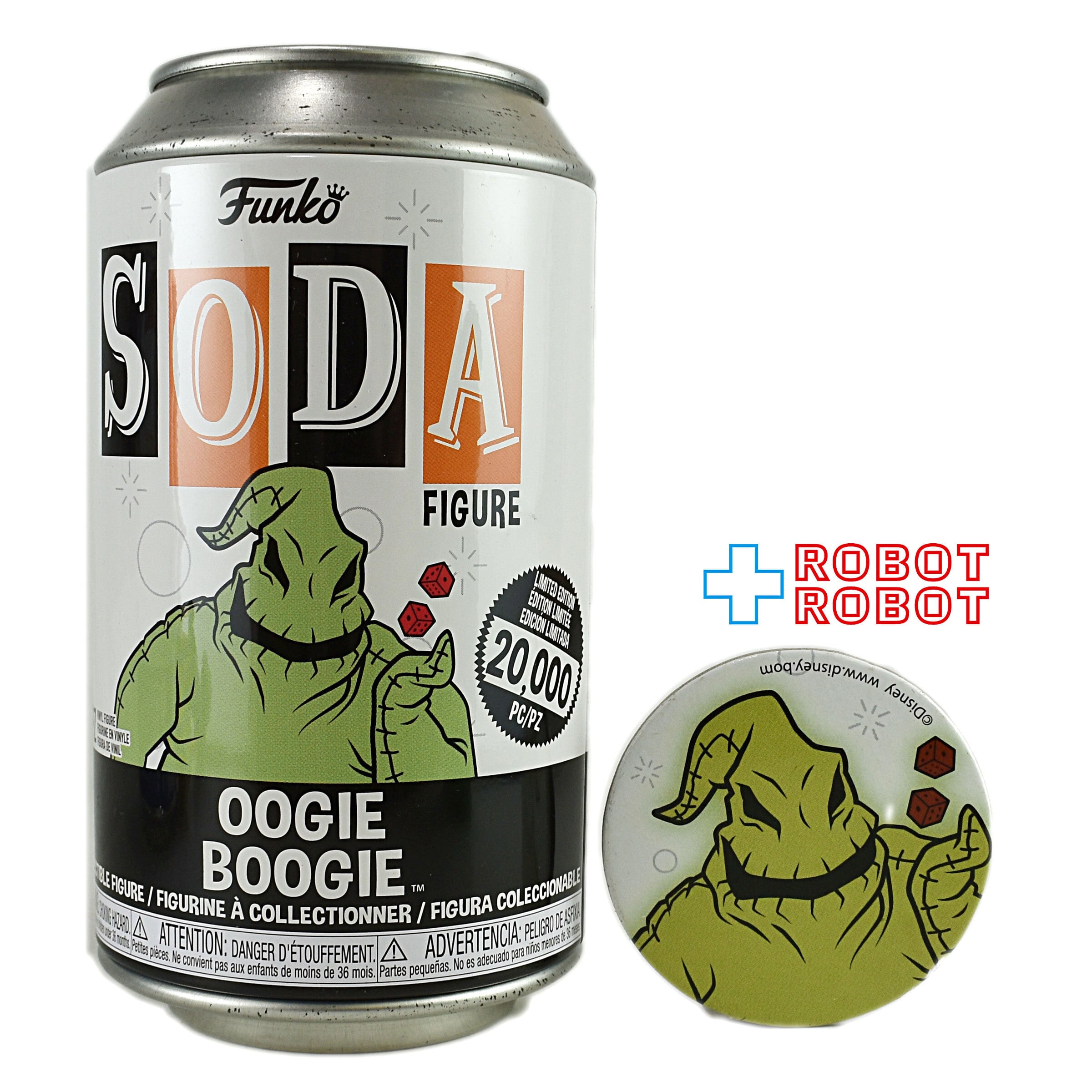 ファンコ SODA ソーダ缶 ナイトメアー・ビフォア・クリスマス / ウギー・ブギー ビニールフィギュア – ROBOTROBOT