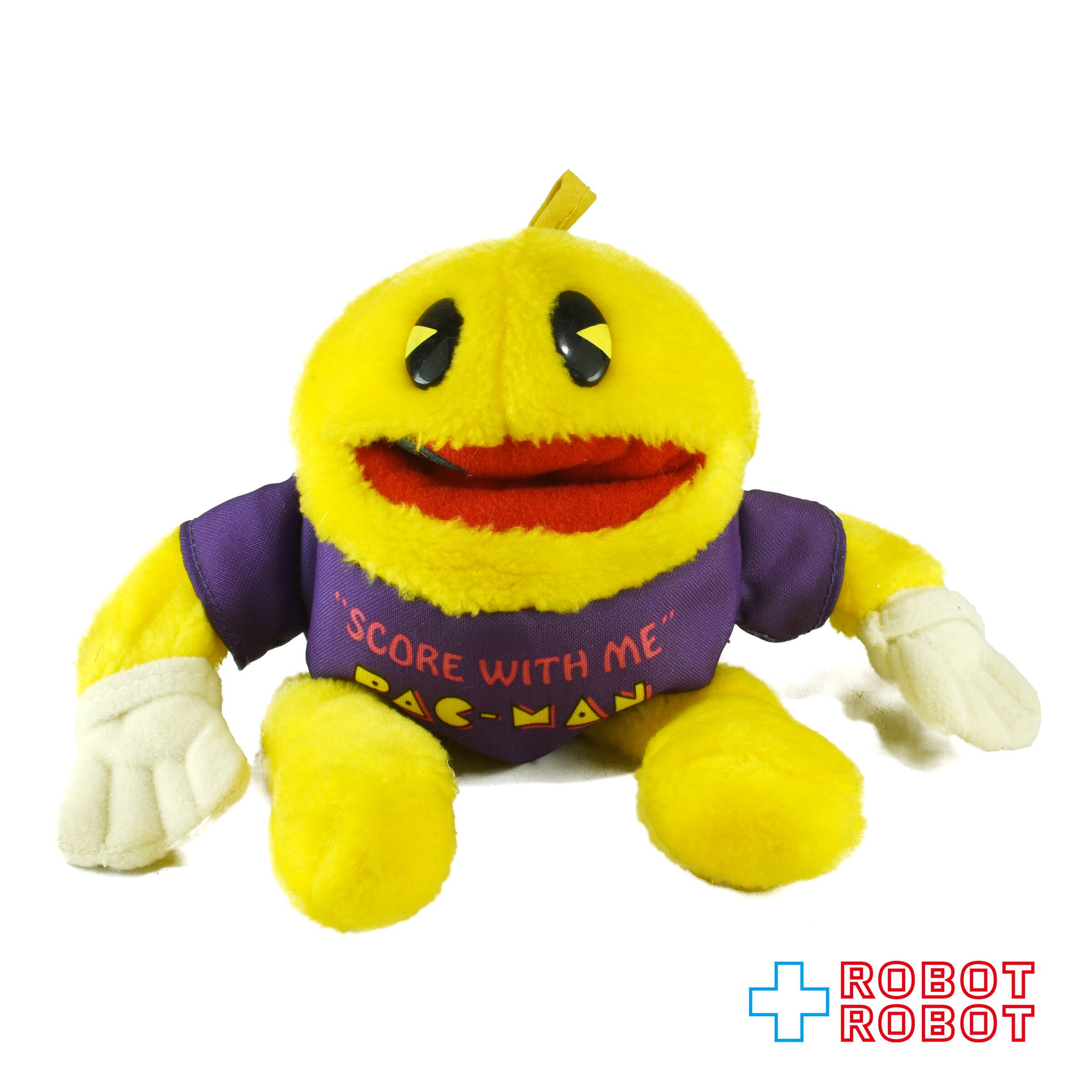 パックマン スコアウィズミー ぬいぐるみ人形 ニッカーボッカー社 1980's メイドイン ハイチ – ROBOTROBOT