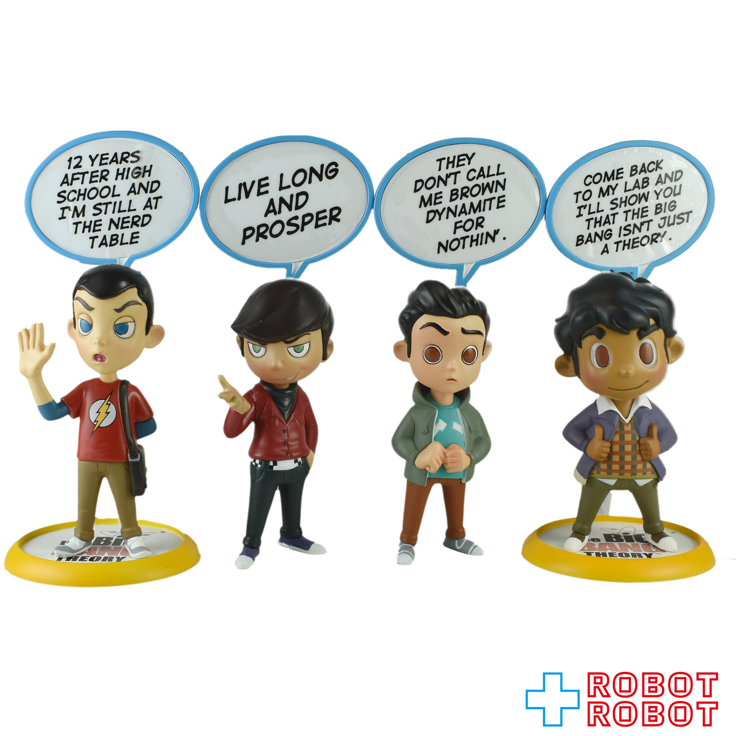 QMX ビッグバンセオリー ミニ・マスターズ フィギュア 4体セット ルース ※難あり – ROBOTROBOT