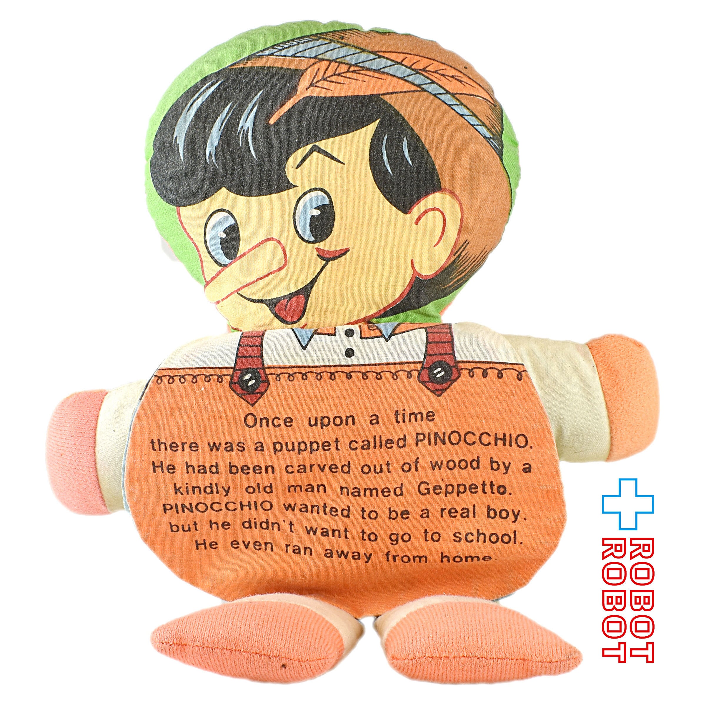 ディズニー ピノキオ ストーリードール 布製絵本 ダンディー社 1979 – ROBOTROBOT