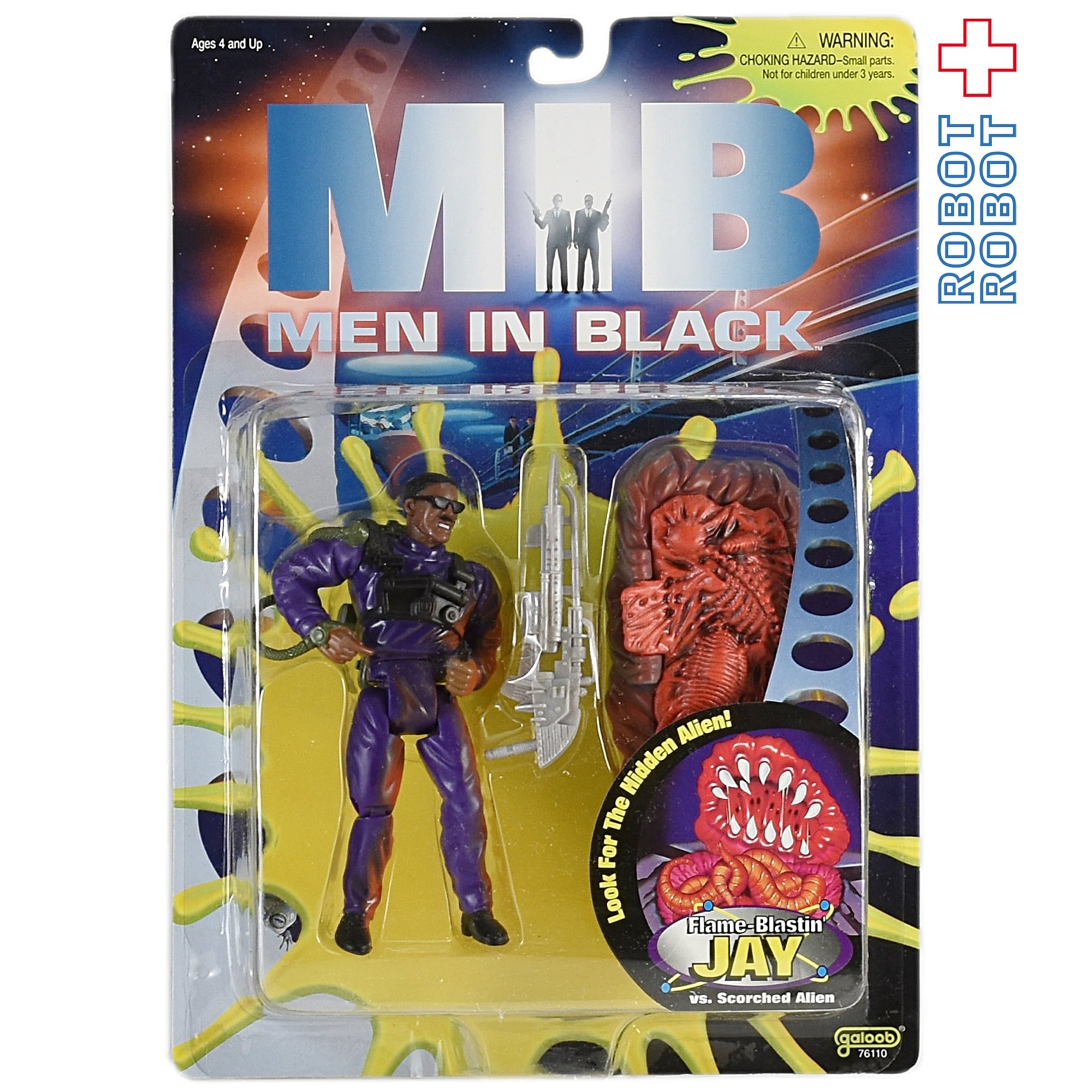 ガルーブ MIB メン・イン・ブラック フレイム ブラスター ジェイ アクションフィギュア 1997 未開封 – ROBOTROBOT