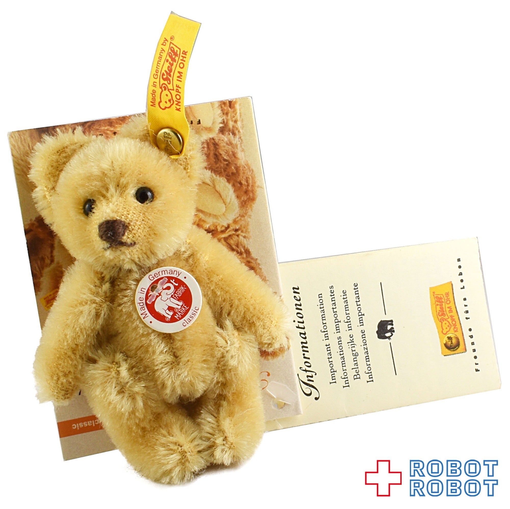 シュタイフ Steiff ミニ テディベア モヘア – ROBOTROBOT