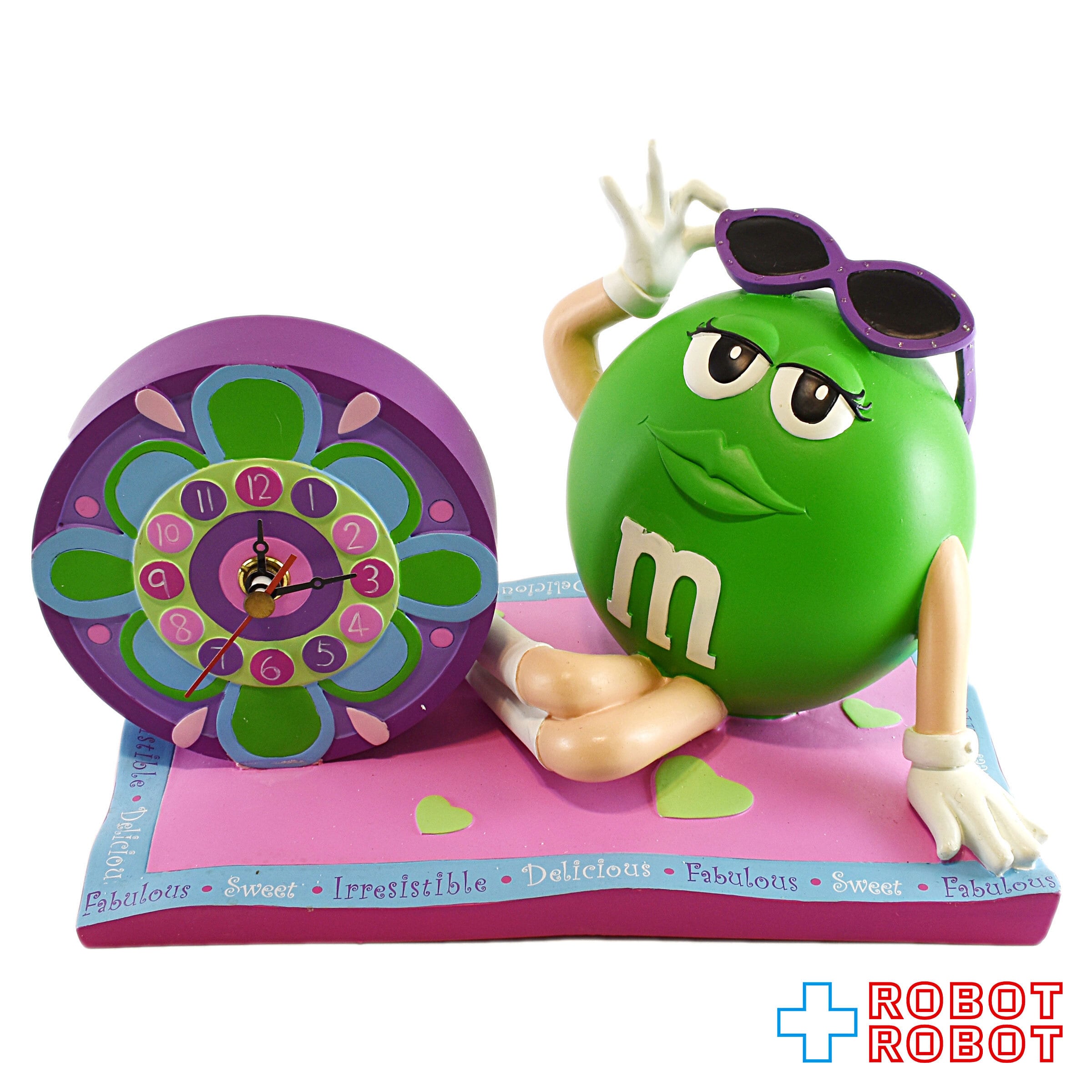 M&M's m&m's world 6'' ガールズ クロック グリーン 時計 箱付き – ROBOTROBOT