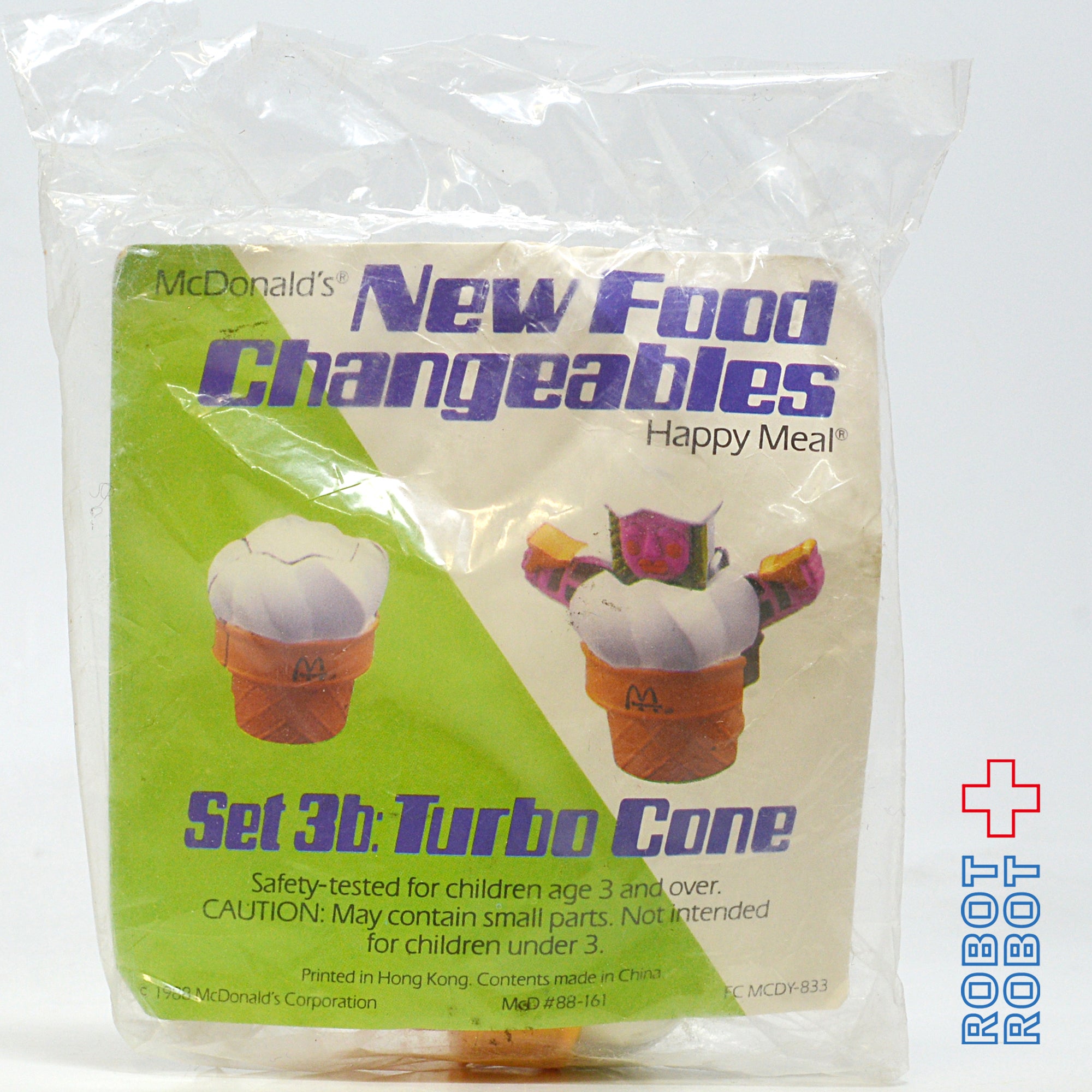 マクドナルド ニューフードチェンジャブル ハッピーミール1988 3b ターボコーン 袋入 – ROBOTROBOT