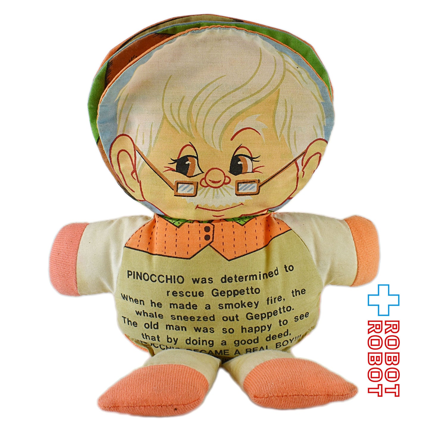 ディズニー ピノキオ ストーリードール 布製絵本 ダンディー社 1979 – ROBOTROBOT