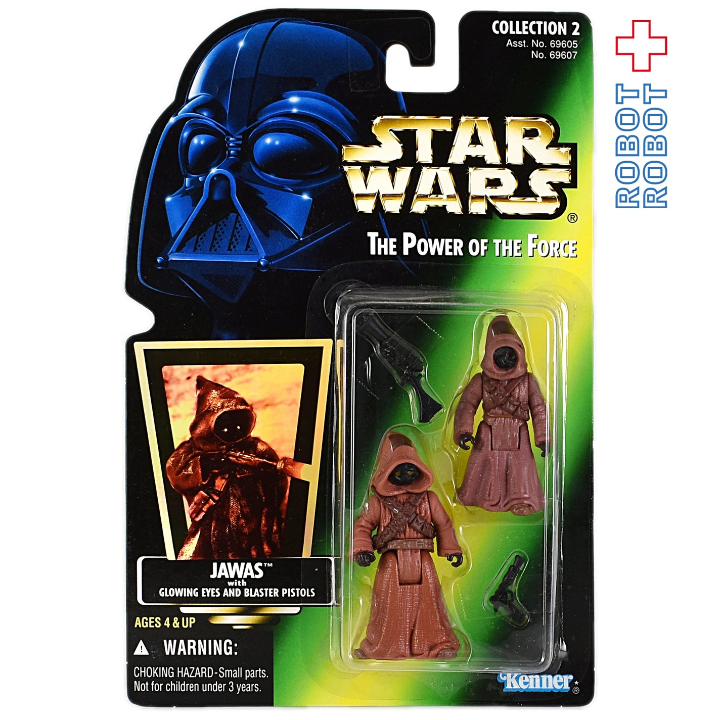 スター・ウォーズ POTF グリーンホロ ジャワ アクションフィギュア MOC – ROBOTROBOT