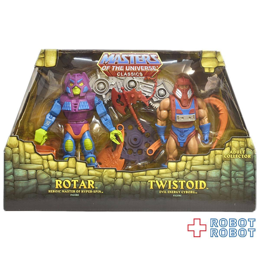 SDCC マテル MOTU マスターズ・オブ・ザ・ユニバース ローター vs ツイストイド アクションフィギュア 2PK – ROBOTROBOT