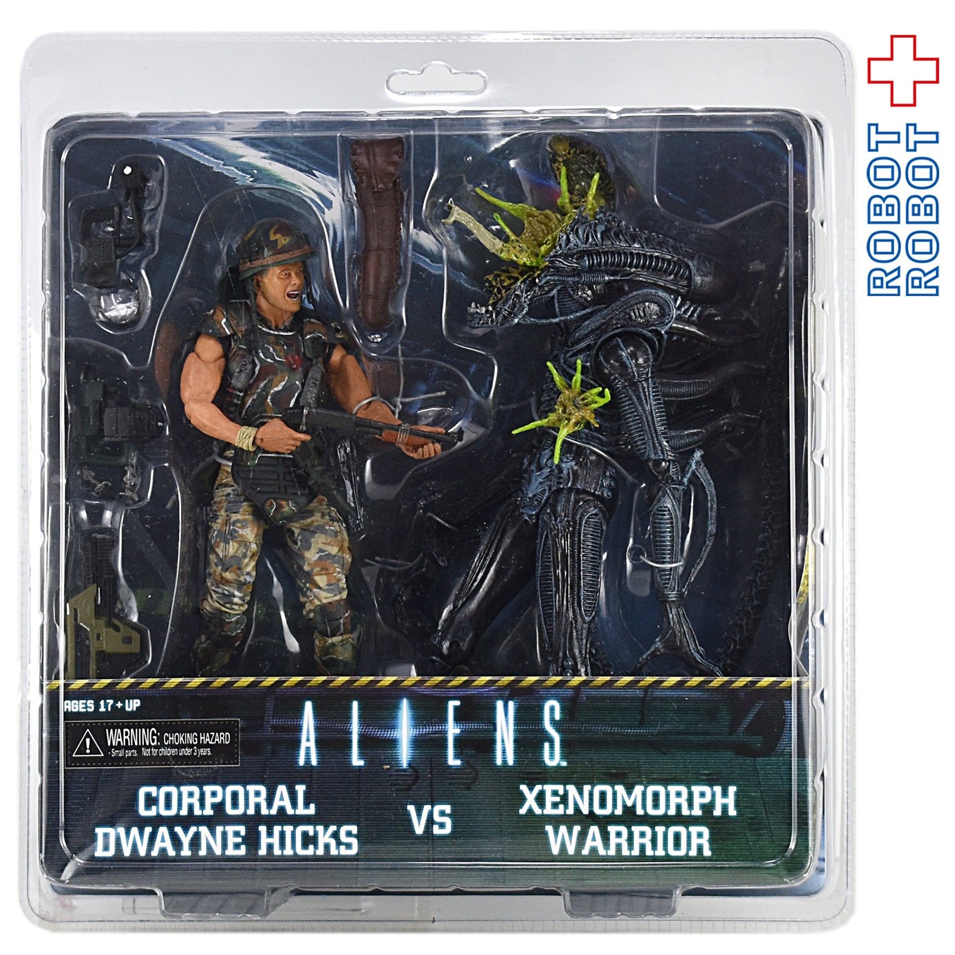 NECA エイリアン2 海兵隊 ドウェイン・ヒックス vs ゼノモーフ ウォーリアー 2パック – ROBOTROBOT